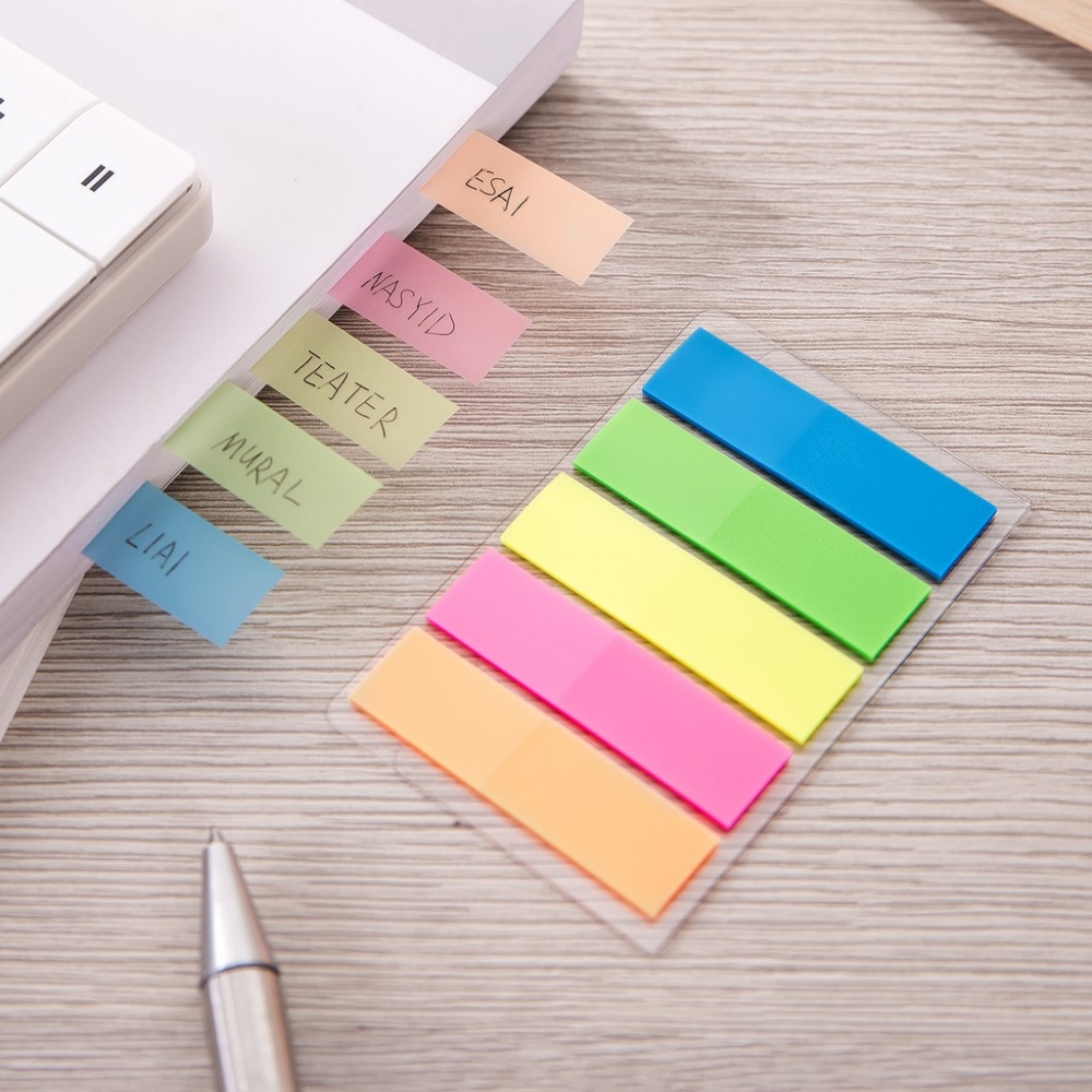 Deli A10402 Index Tabs Sticker 44x12mm 20x5 Sheets for PHP56.00 ...